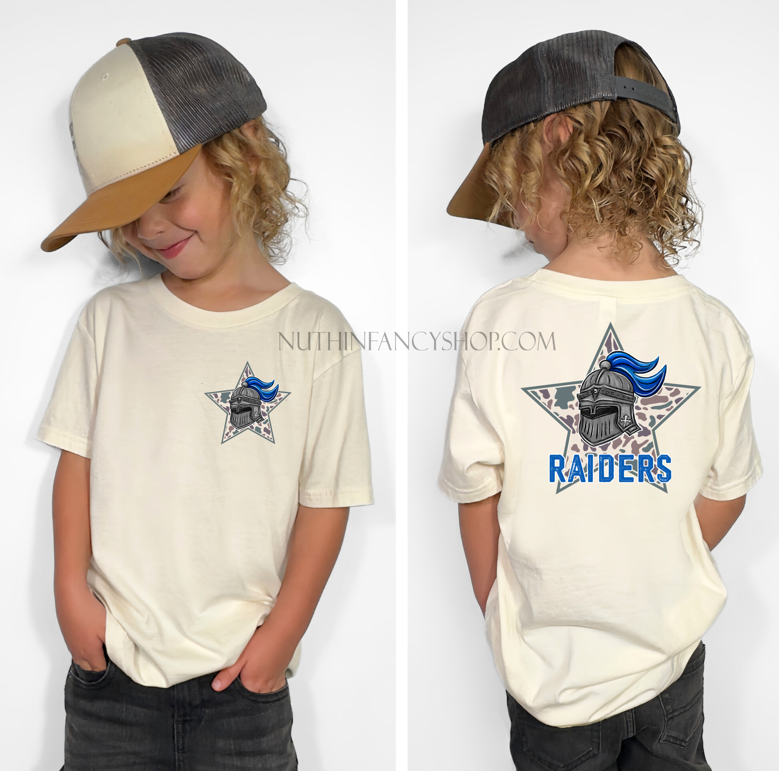 Raiders Camo Star on Ivory – Nuthin' Fancy