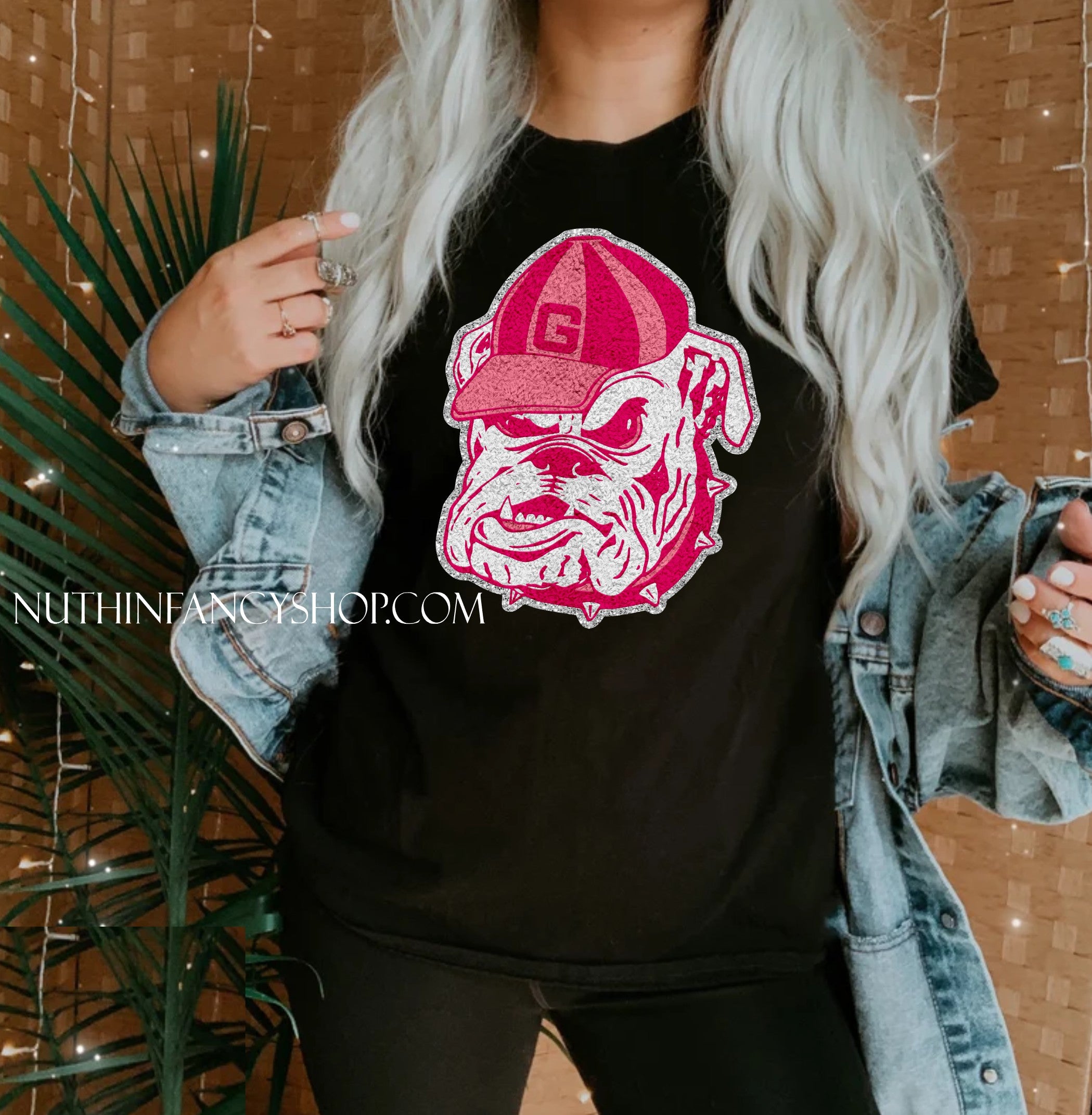 Classic Pink Preppy Team Faux Patch – Nuthin' Fancy